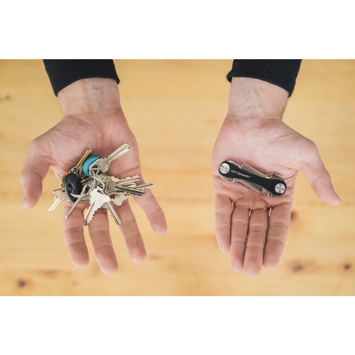 KEYSMART - Compact Key Holder - KS-KEYSMART-ext - KeySmart, 2-8 keys