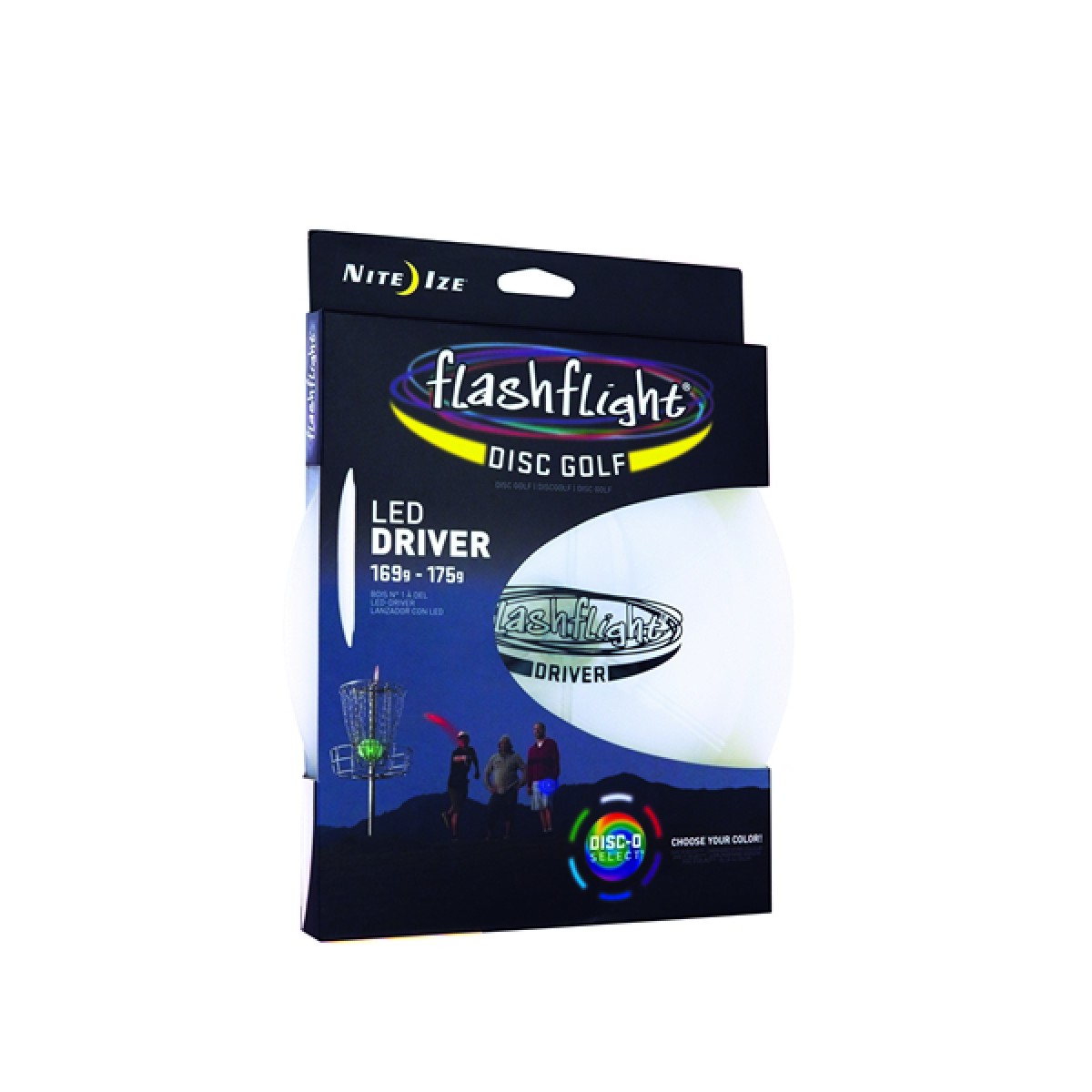 NITE IZE - Innovative Accessories - NI-FGD - FlashFlight LED Disc Golf