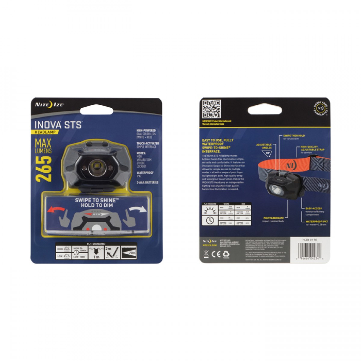 NITE IZE - Innovative Accessories - NI-HLSB - INOVA STS Stirnlampe 265 ...